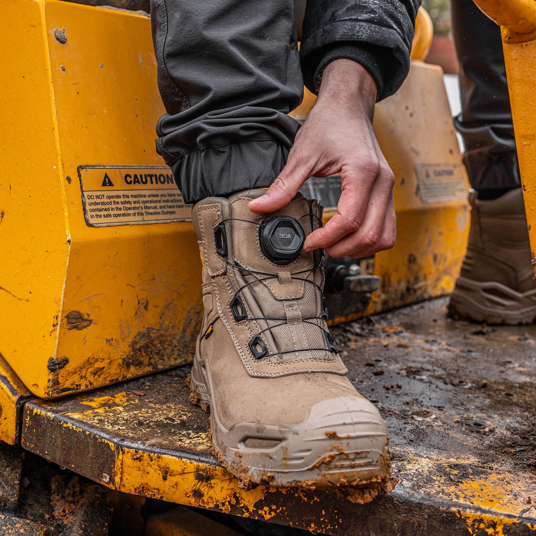 DEWALT Lander Men's Waterproof, BOA®, Nubuck Wide Fit Work Boot ...
